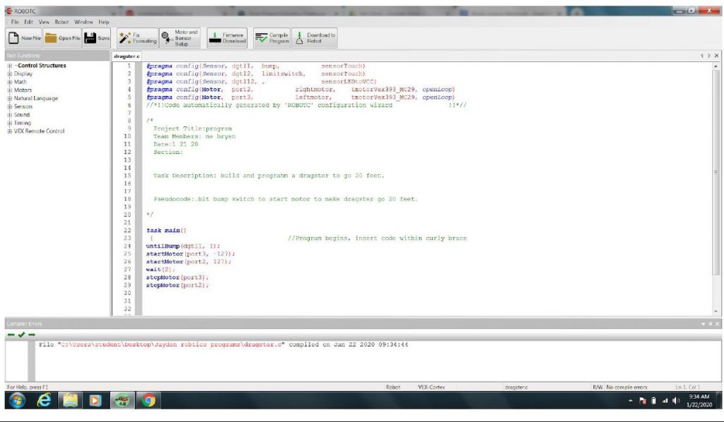 Middle School | AR | Project: Automation through Programming | One8 ...